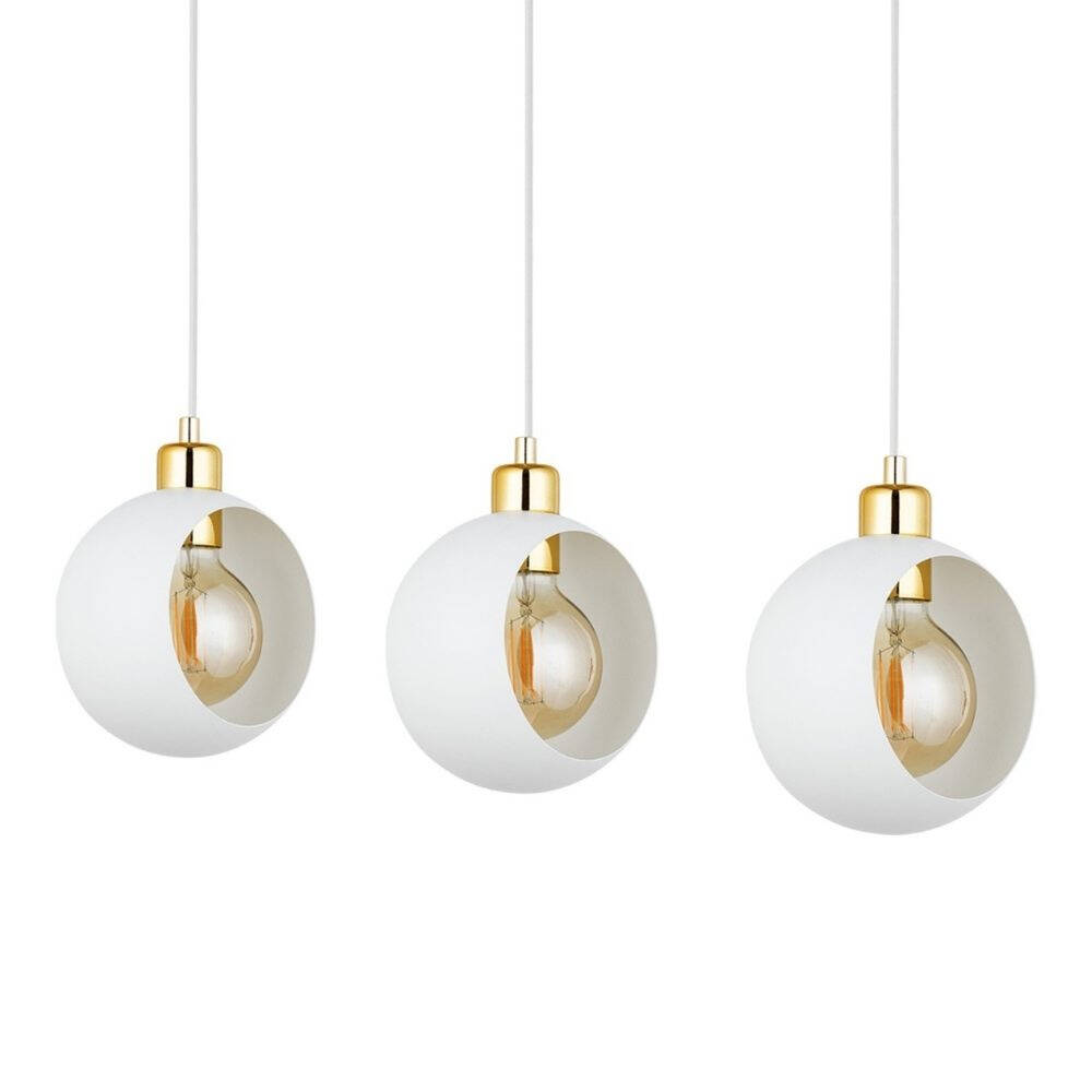 Lampen Gold Weiss