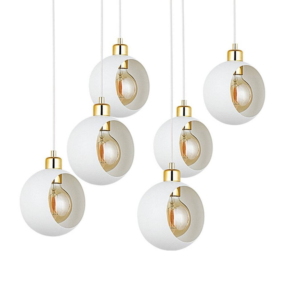 Lampen Gold Weiss
