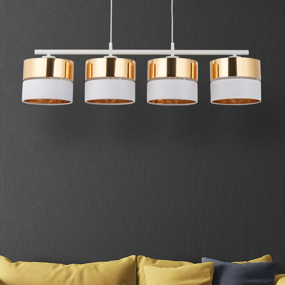 Lampen Gold Weiss